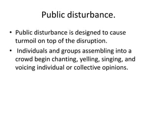 Crowd management | PPTX