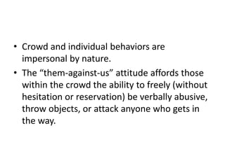 Crowd management | PPTX
