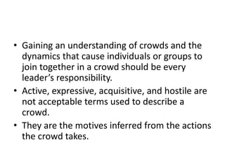 Crowd management | PPT