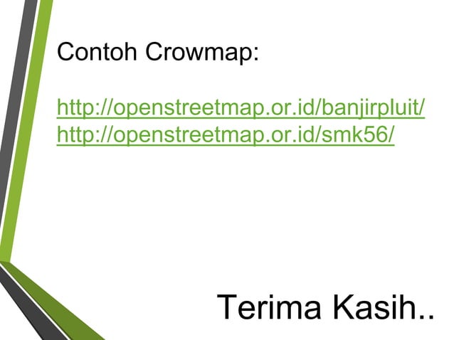 Crowdmap Menggunakan Ushahidi | PPT