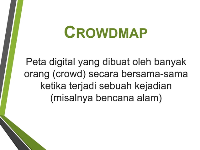 Crowdmap Menggunakan Ushahidi | PPTX