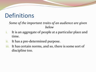 Crowd, public ,audience | PPTX