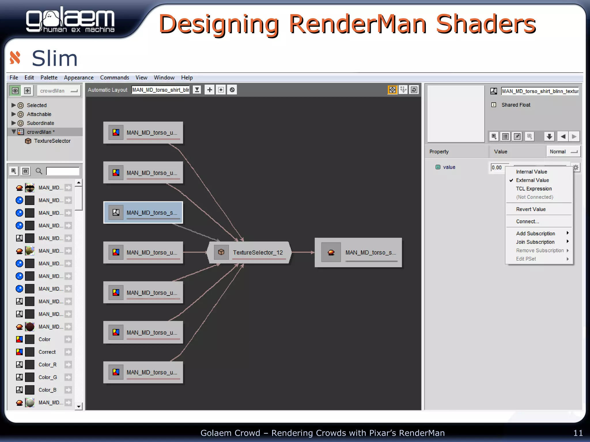 Rendering crowds with Pixar’s RenderMan | PPT