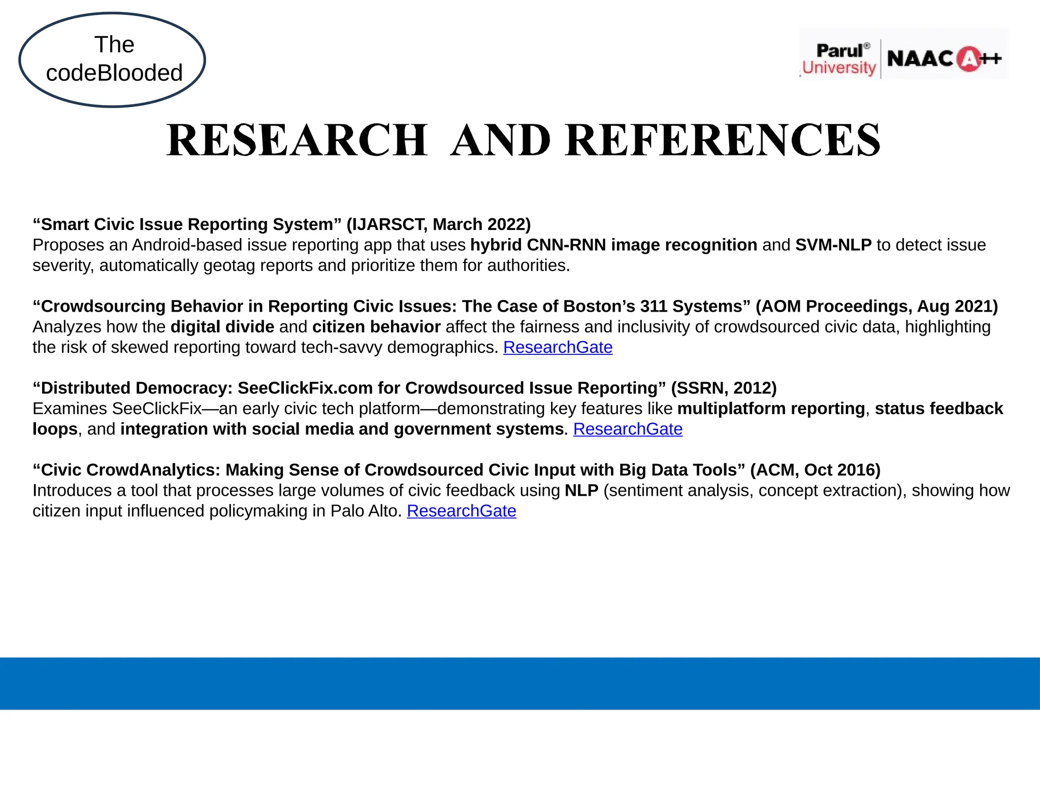 Crowdsourced Civic lssue Reporting and Resolution System.pptx