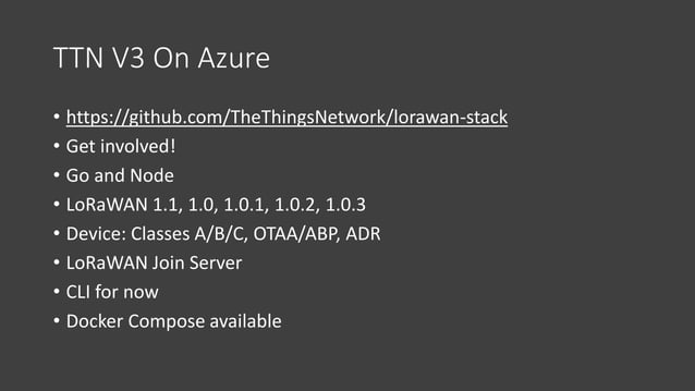 Building a Citizen IoT Network on Microsoft Azure | PPT