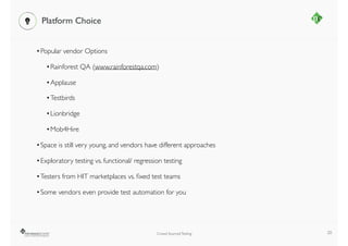Crowd Sourced Testing - Real-World Experience Using Rainforest QA Crowd ...
