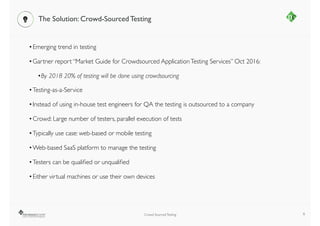 Crowd Sourced Testing - Real-World Experience Using Rainforest QA Crowd ...