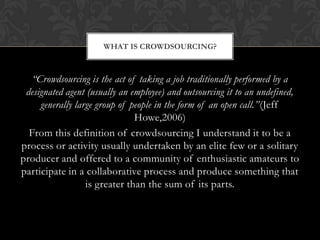 Crowdsourcing | PPTX