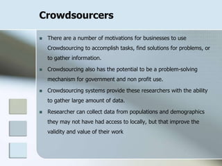Crowdsourcing | PPT