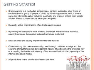 Unlocking the power of crowdsourcing | PPT