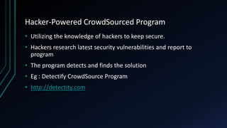 Crowdsourcing Cyber Security | PPT