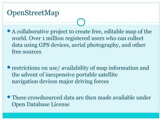 Crowd sourcing & gis | PPT
