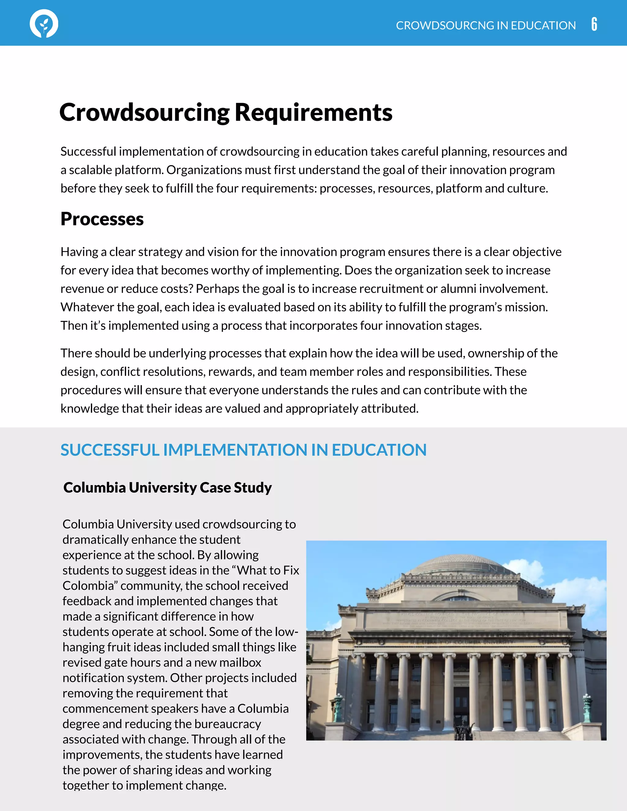 White Paper: Crowdsourcing in Education | PDF | Education industry | Industries