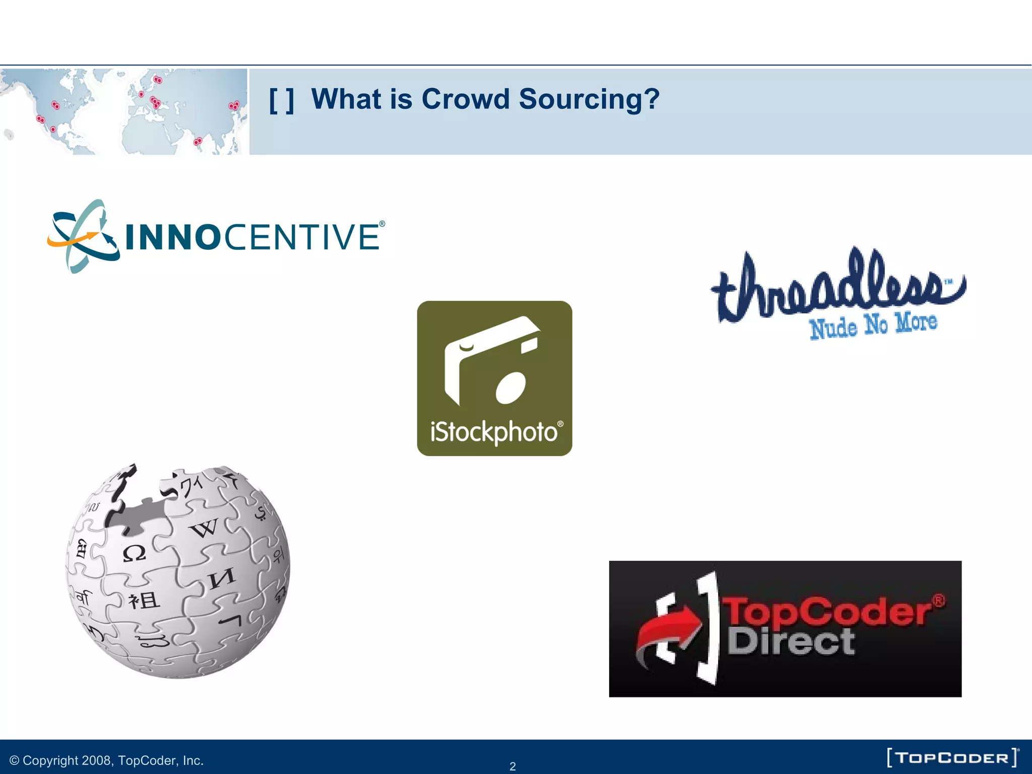 Crowd Sourcing Presentation10 30 | PPT | Computer Software and ...