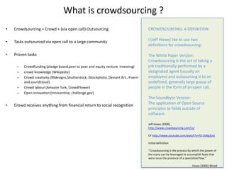 Crowdsourcing Social Media | PPTX