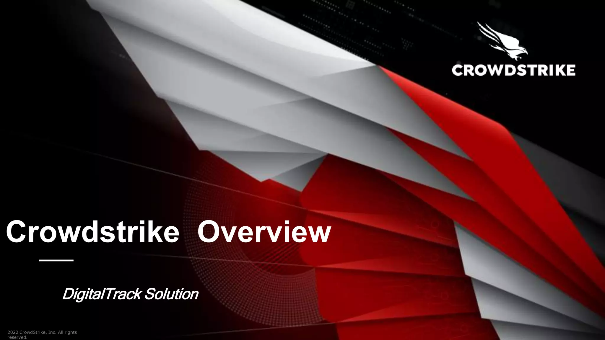 CrowdStrike Overview and Endpoint Security Solutions | PPT