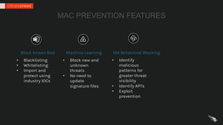DEFENDING AGAINST THREATS TARGETING THE MAC PLATFORM | PPT