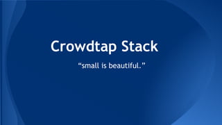 Crowdtap Presentation - Ruby Dev Stackup - The Flatiron School | PDF