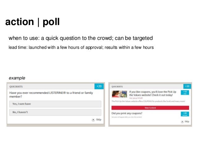 Crowdtap Action Guide