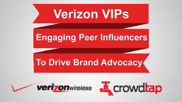 Verizon CrowdTap Case Study | PPT