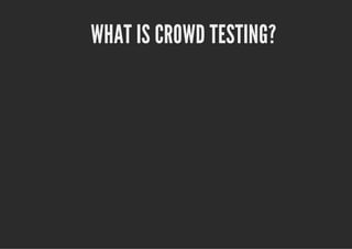 Crowd testing with u test | PDF