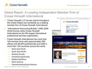 Crowe Horwath Overview 0811 | PPTX