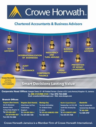 Crowe Horwath Jamaica :Firm Profile | PDF