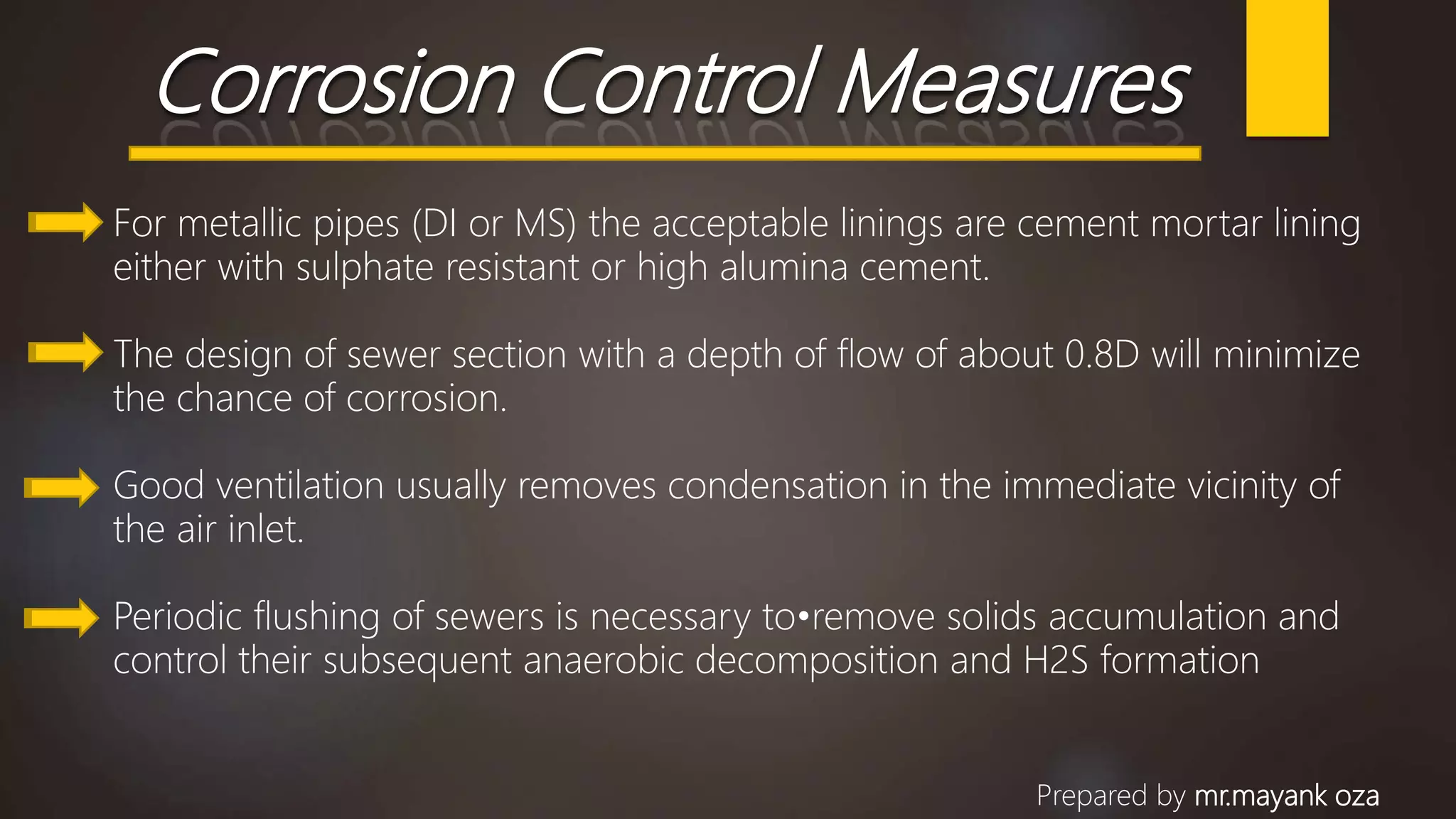 Crown corrosion - wwwe - By Mr. Mayank Oza - water and waste water ...
