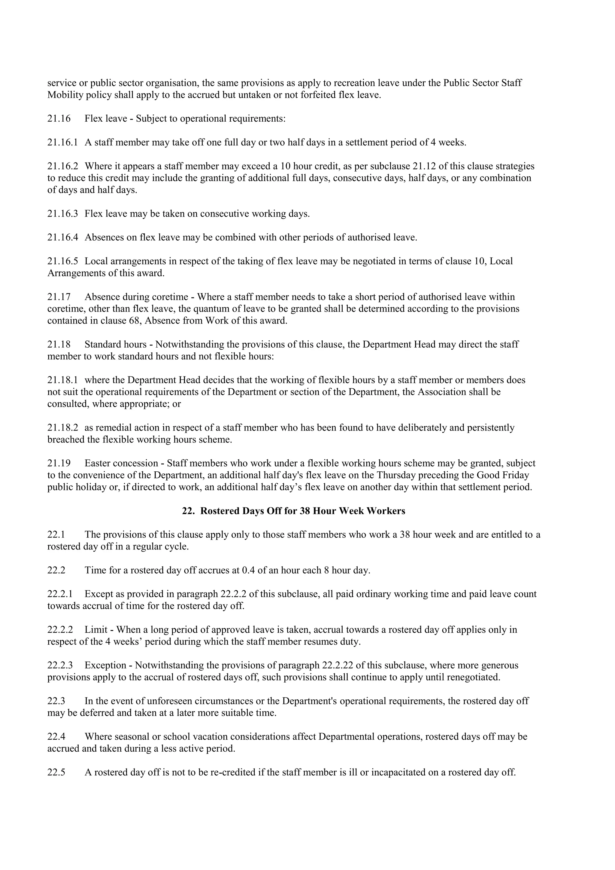 Crown employees conditions of employment award 2009 | PDF