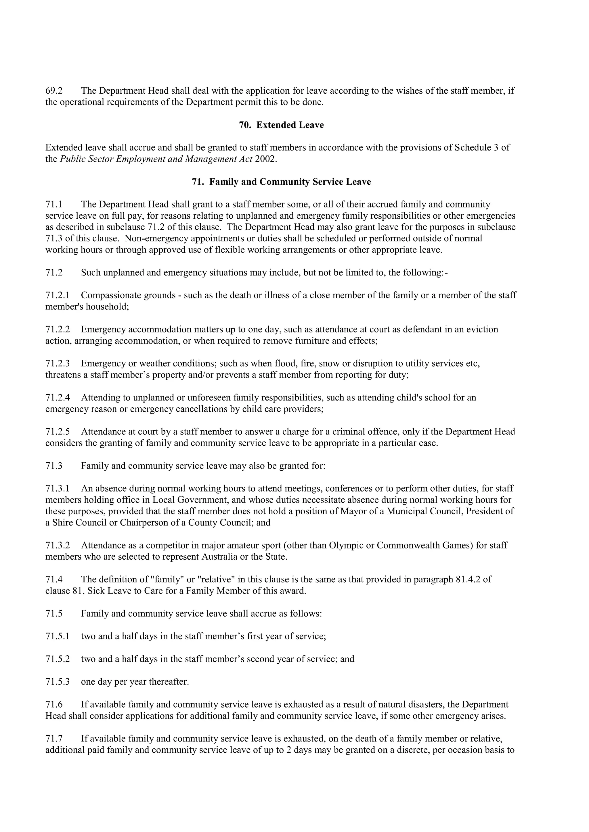 Crown employees conditions of employment award 2009 | PDF