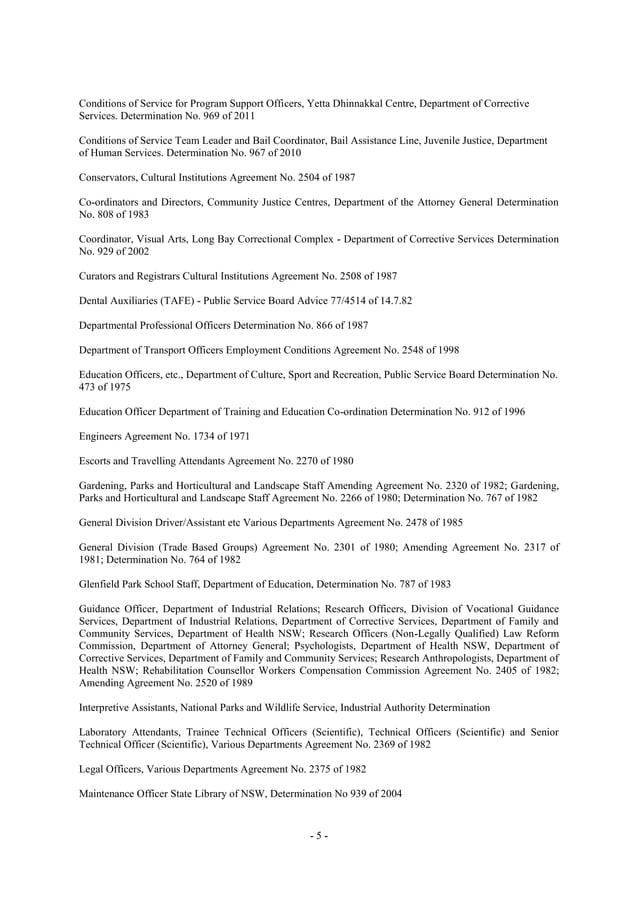 Crown Employees Salaries Award | PDF