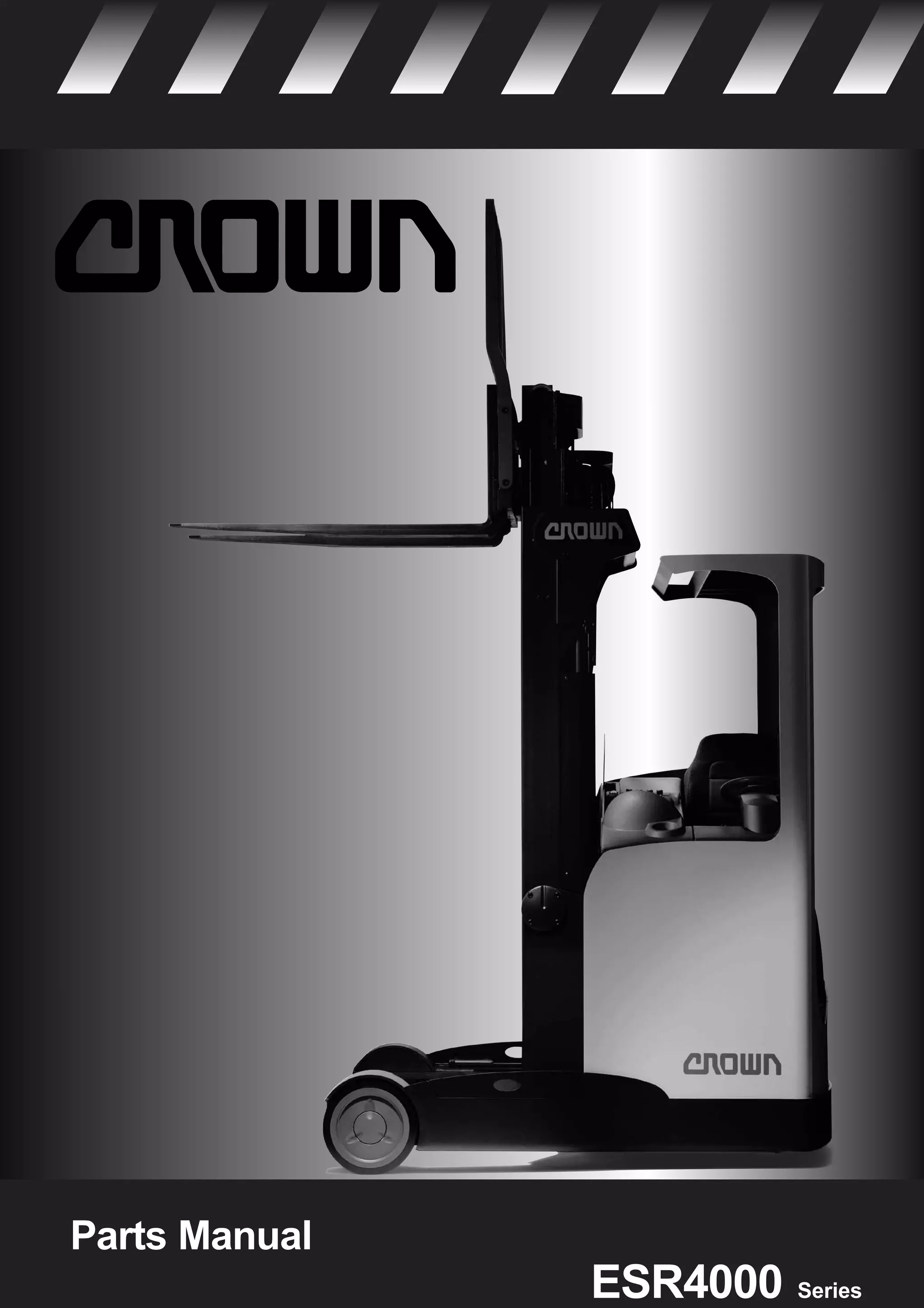 Crown esr4000 series forklift parts catalogue manual | PDF