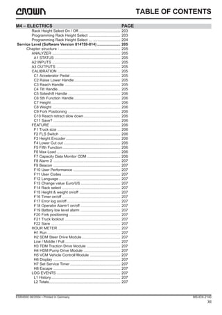 Crown esr4500 series forklift service repair manual | PDF