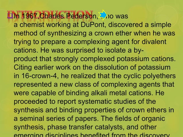 crownether and cryptand.pdf | Chemistry | Science