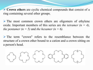 Crown ethers | PPTX