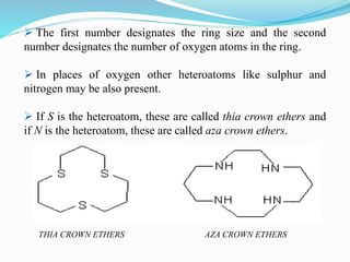 Crown ethers | PPTX