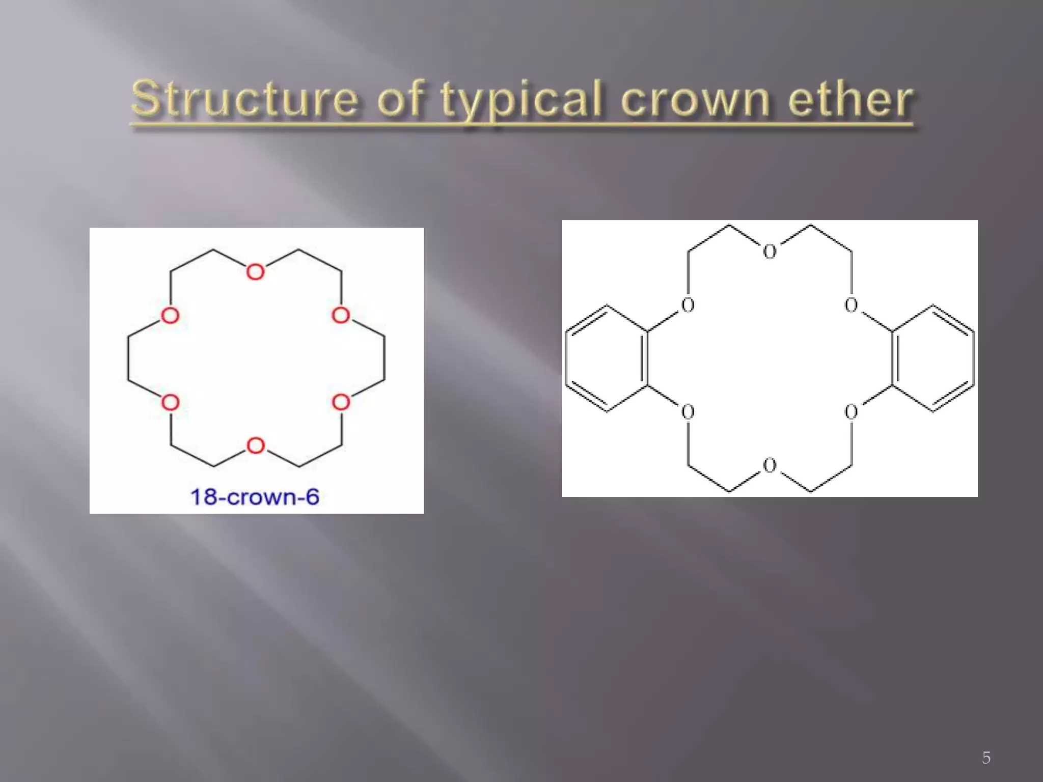 Crown ethers.pptx | Chemistry | Science