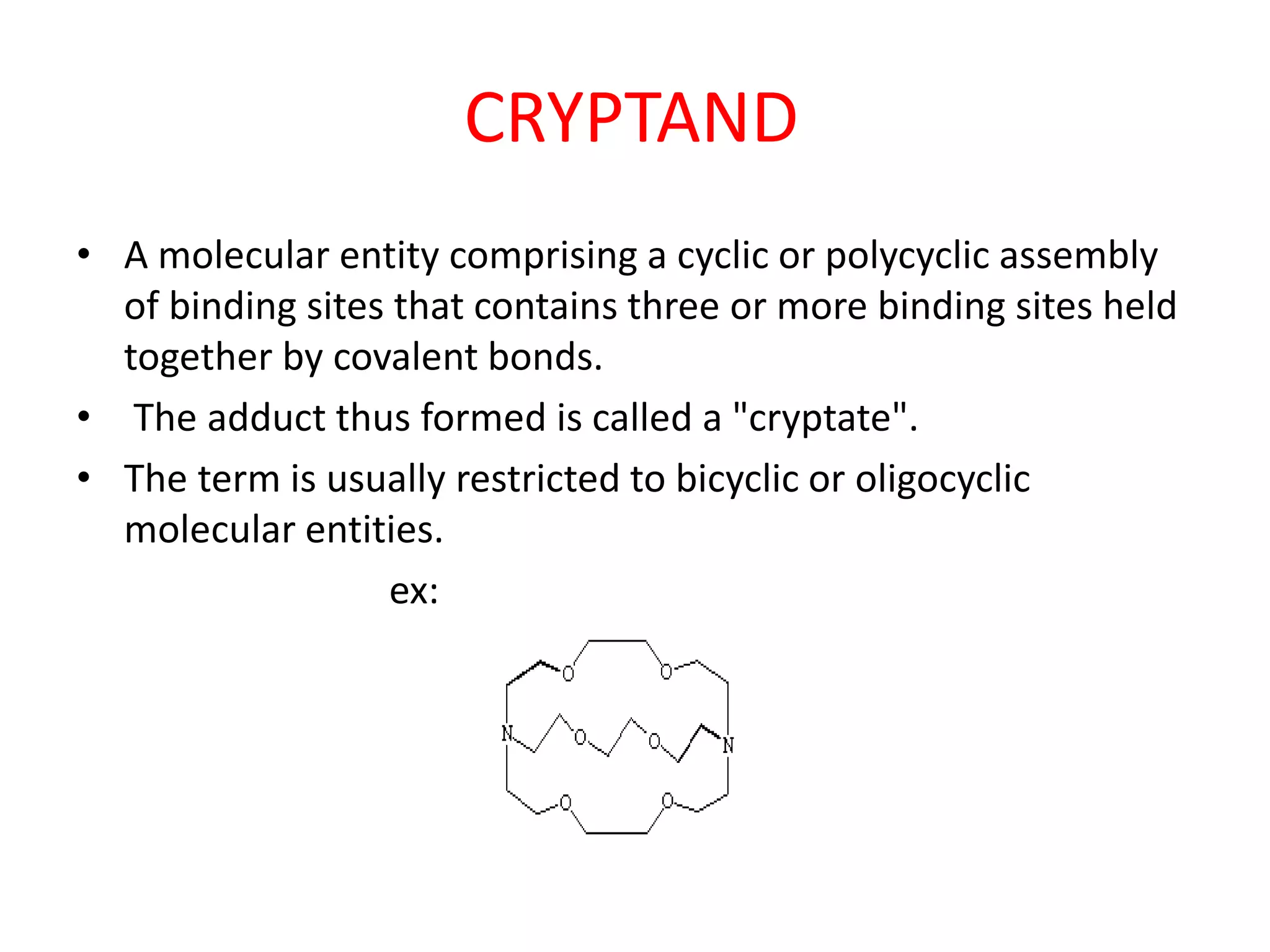 Crown ethers ppt | PPTX