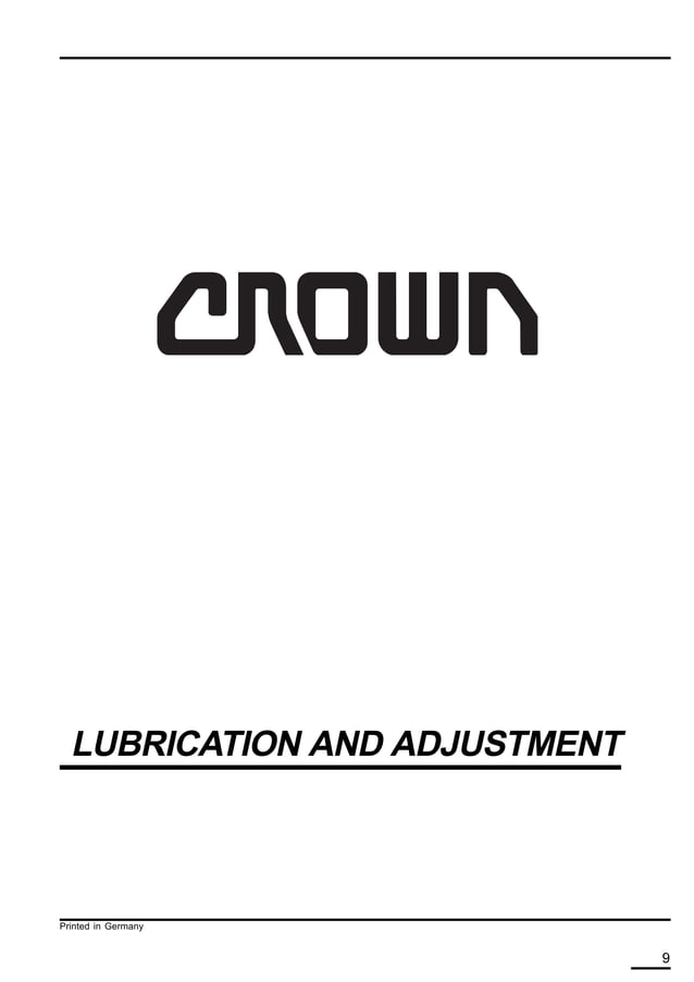 Crown gpc2020 lift truck service repair manual | PDF