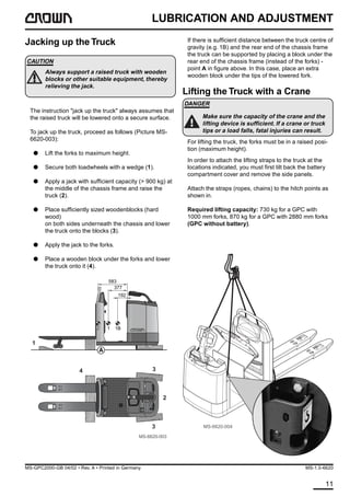 Crown gpc2040 s lift truck service repair manual | PDF