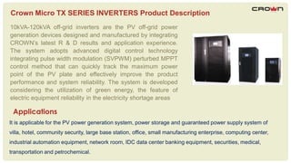 Crown micro corporate profile energy & solar products ( l ) | PPT