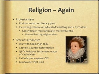 17th Century Crown and Parliament | PPTX