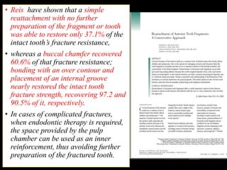 Crown reattachment | PPTX