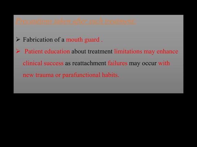 Crown reattachment | PPTX