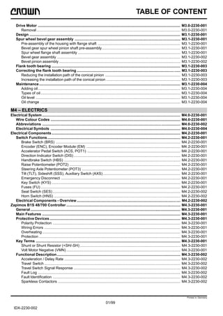 Crown sc3013 forklift service repair manual | PDF