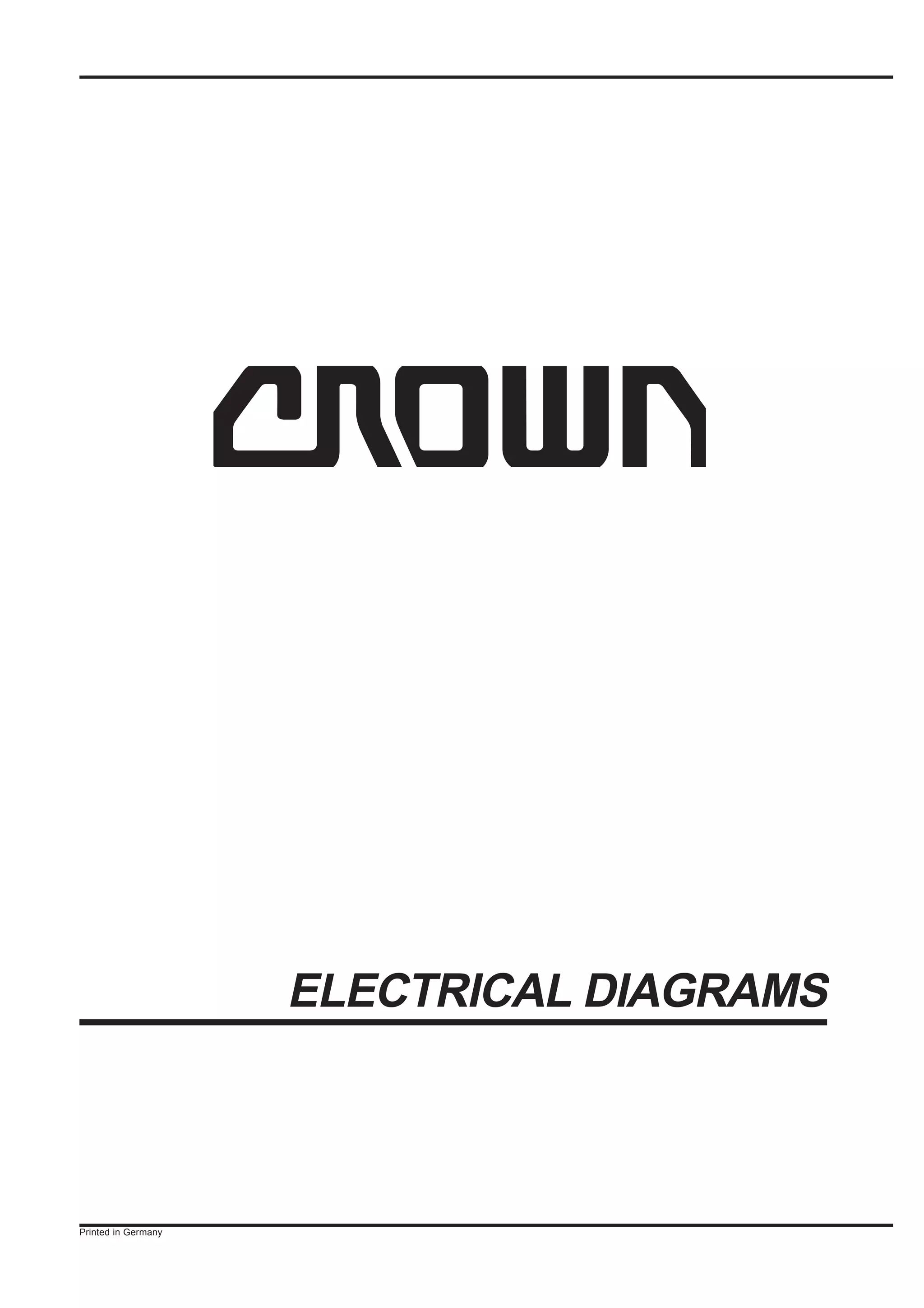 Crown sc3018 forklift parts catalogue manual | PDF