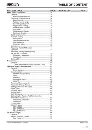 Crown st3000 series forklift service repair manual | PDF