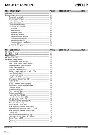Crown st3000 series forklift service repair manual | PDF