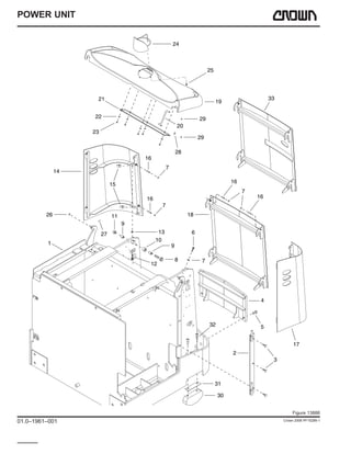 Crown tsp6000 series turret order picker parts catalogue manual | PDF