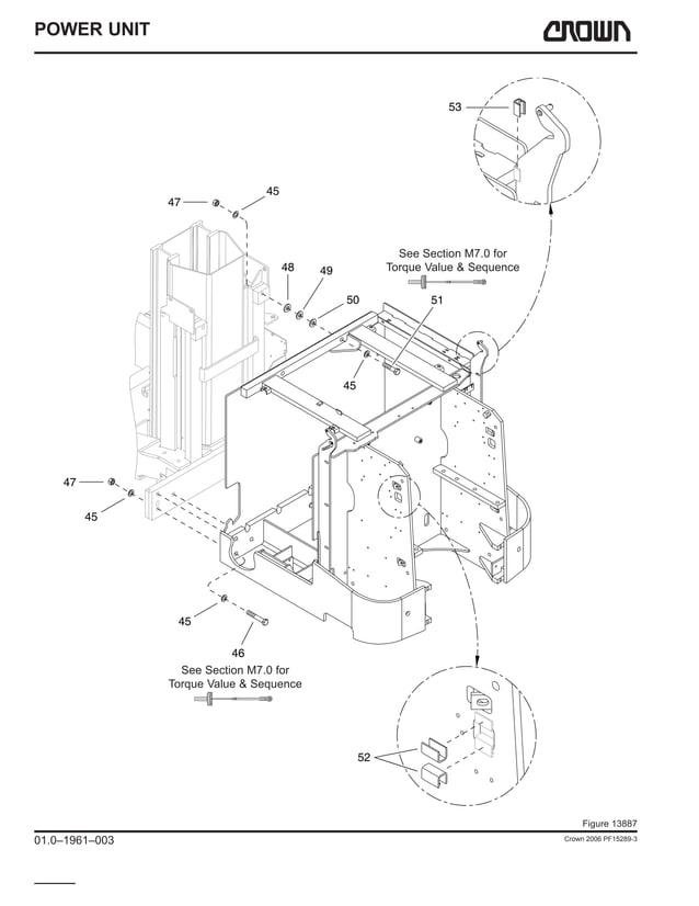 Crown tsp6000 series turret order picker parts catalogue manual | PDF